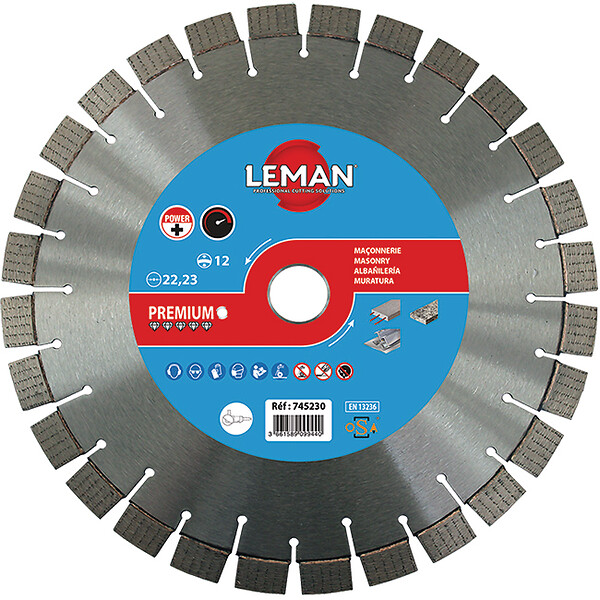 Disque Diamant segments 3D Béton armé, Acier | Legallais