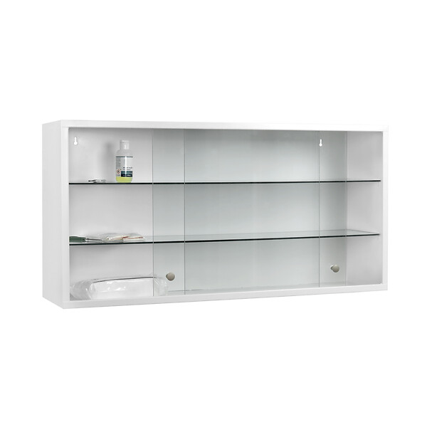 Armoire murale avec 2 portes en verre coulissantes | Legallais