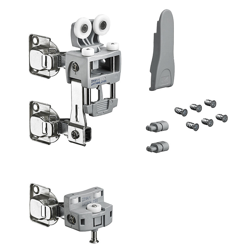 Ferrure de portes pliantes Wing Line L - Push to Move - guidage bas ...