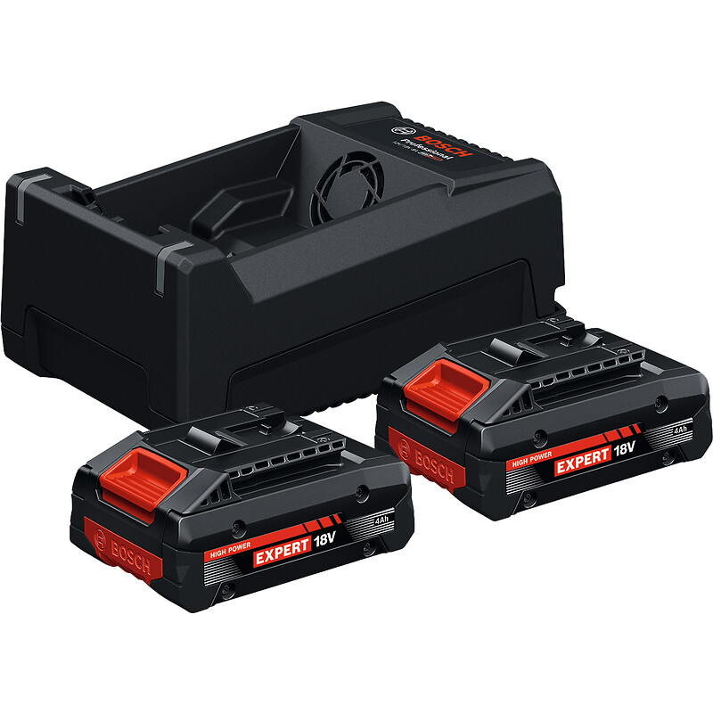 Pack 2 batteries Expert 18V + 1 chargeur GAL 12V/18V-80 | Legallais
