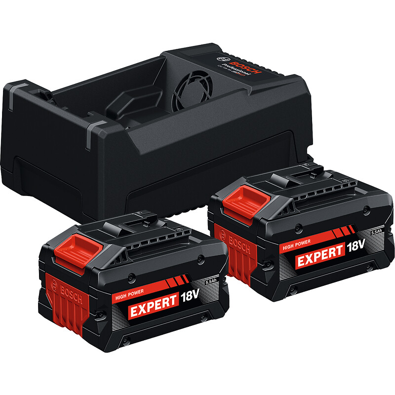Pack 2 batteries Expert 18V + 1 chargeur GAL 12V/18V-80 | Legallais